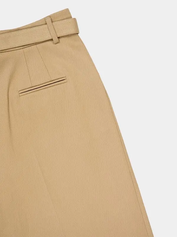 Gabriela Hearst Norman Wide-leg Cotton Trousers - Brown