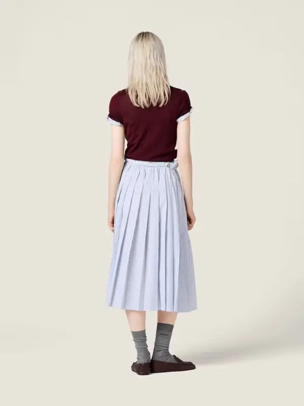 Miu Miu Argyle Wool Polo Shirt