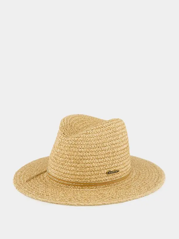 Borsalino Maurilio Raffia Wide Brim Hat - Brown