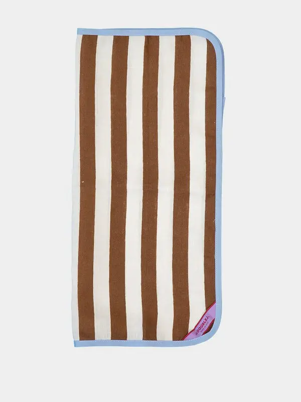 La DoubleJ Riviera Large Napkins Set Of 2 - Brown