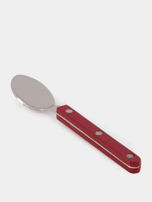 Sabre Paris Bistrot Solid Espresso Spoon - Burgundy