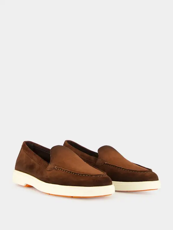 Santoni Suede Loafers