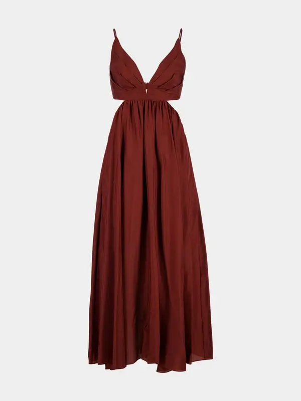 Zimmermann Wanderlust Plunge Maxi Dress