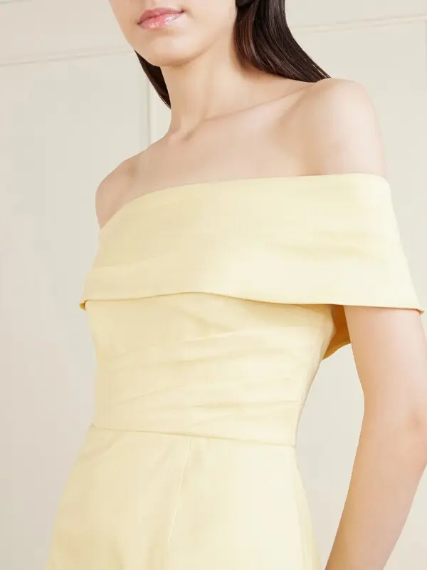 strapless open back dress Off Shoulder Knit Mini Dress – Urban Planet main image 0