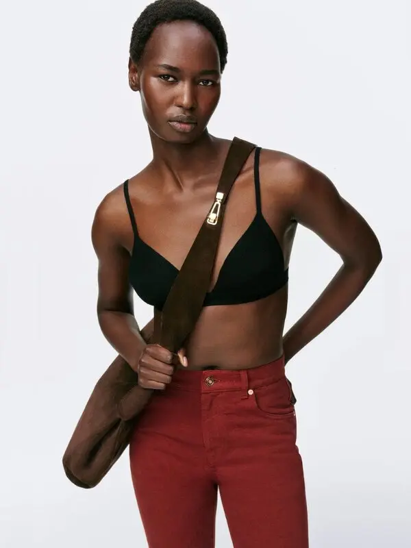 Gabriela Hearst Small Suede Hobo Bag