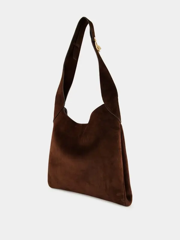 Gabriela Hearst Small Suede Hobo Bag