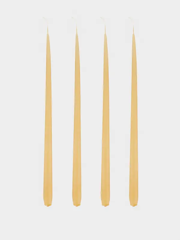 ESTER &AMP; ERIK Slim Almond Butter Candle Set Of 4