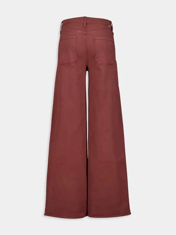 MOTHER The Patch Pocket Undercover Sneak Pants - Brown