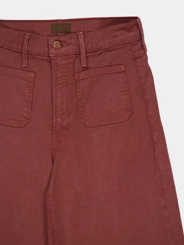 MOTHER The Patch Pocket Undercover Sneak Pants - Brown