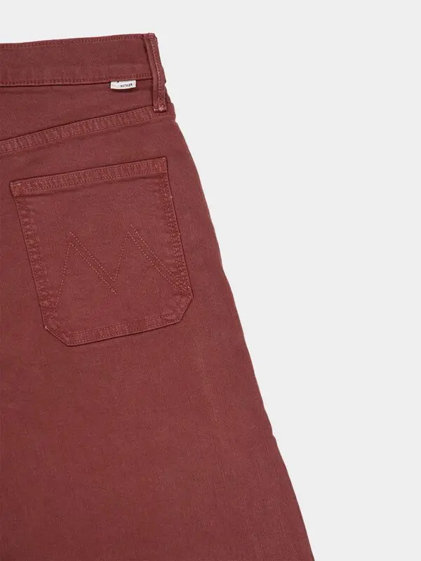 MOTHER The Patch Pocket Undercover Sneak Pants - Brown
