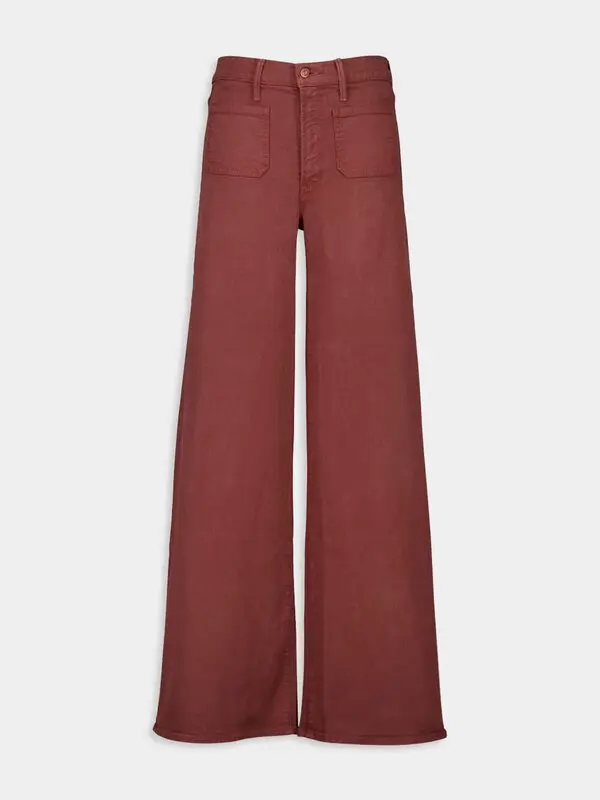 MOTHER The Patch Pocket Undercover Sneak Pants - Brown