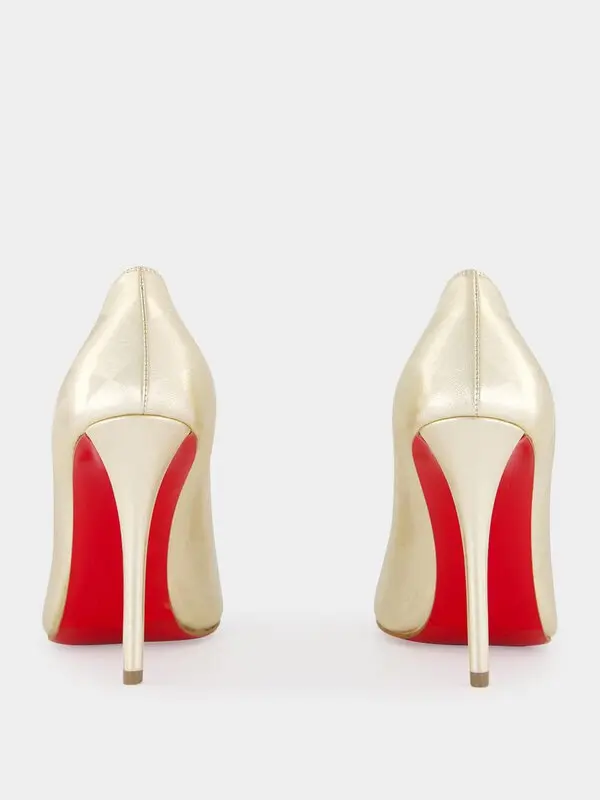 CHRISTIAN LOUBOUTIN Miss Z 100 Mm Pumps - Gold