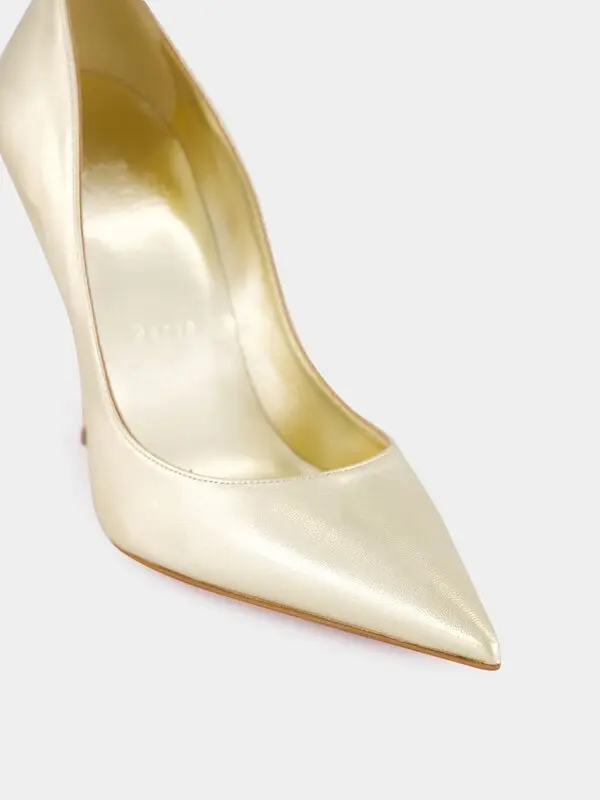 CHRISTIAN LOUBOUTIN Miss Z 100 Mm Pumps - Gold
