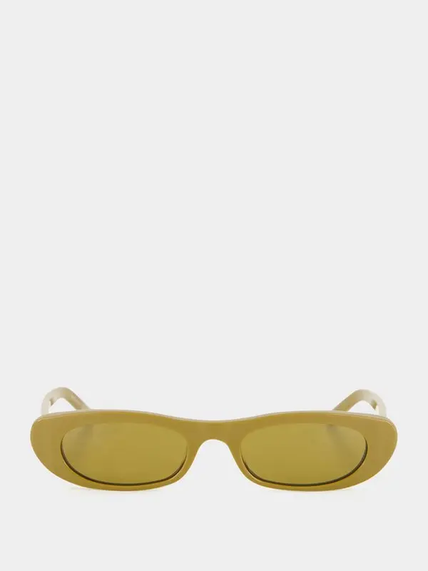 Saint Laurent Sl 557 Shade Sunglasses - Brown