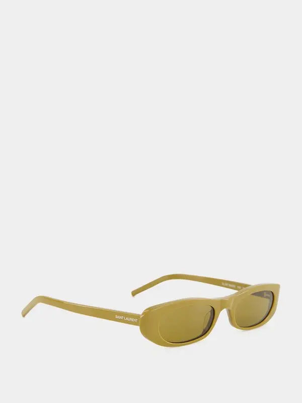 Saint Laurent Sl 557 Shade Sunglasses - Brown