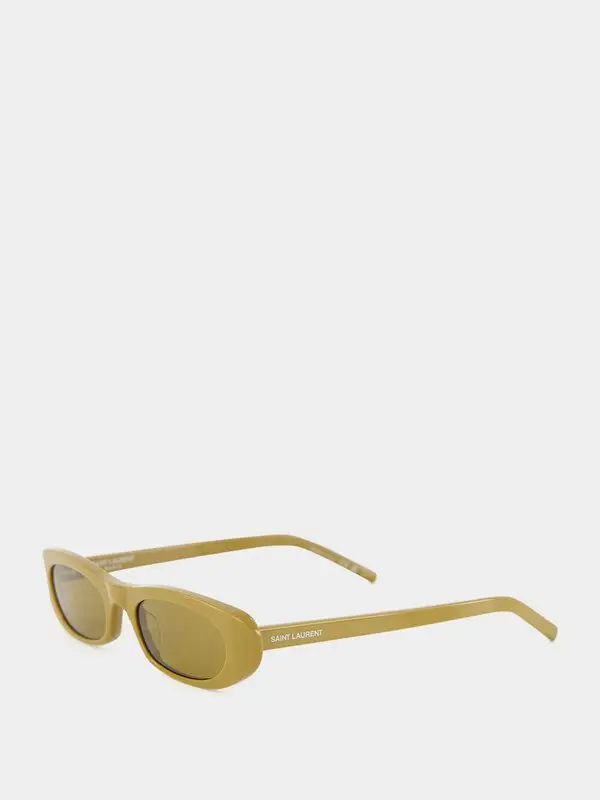 Saint Laurent Sl 557 Shade Sunglasses - Brown