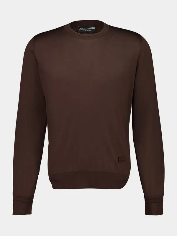 Dolce & Gabbana Silk Crewneck Pullover