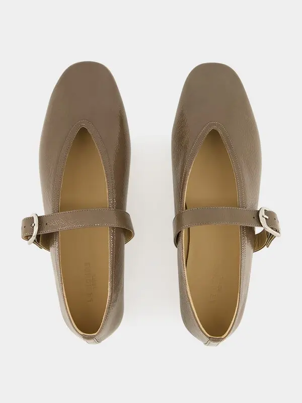 Le Monde Beryl Stella Slipper In Leather - Brown