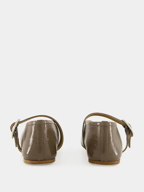Le Monde Beryl Stella Slipper In Leather - Brown
