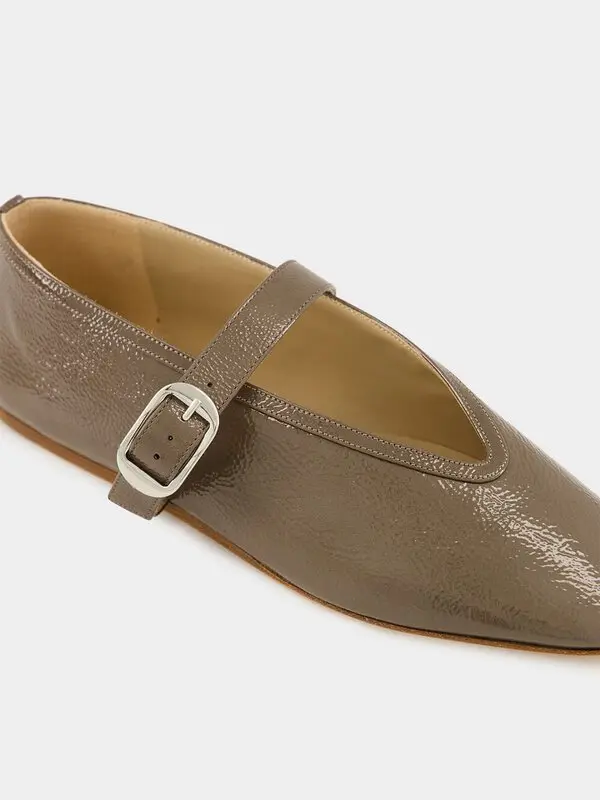 Le Monde Beryl Stella Slipper In Leather - Brown