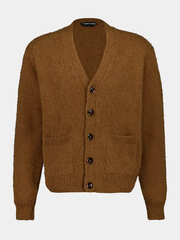 TOM FORD V-neck Cardigan - Brown