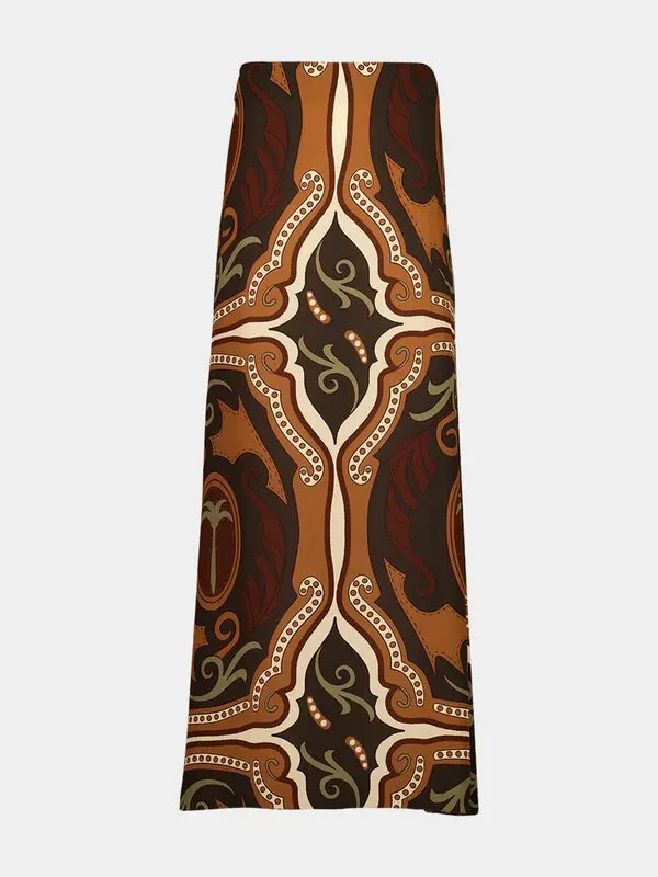 Johanna Ortiz Nuevos Territorios Skirt - Brown