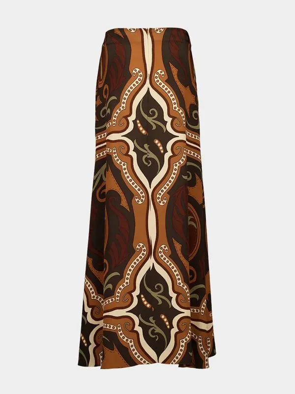 Johanna Ortiz Nuevos Territorios Skirt - Brown