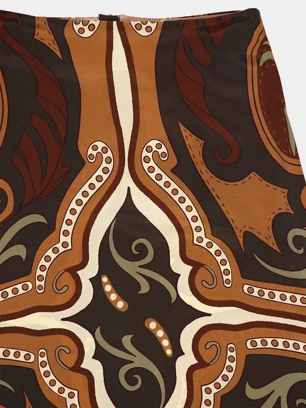 Johanna Ortiz Nuevos Territorios Skirt - Brown