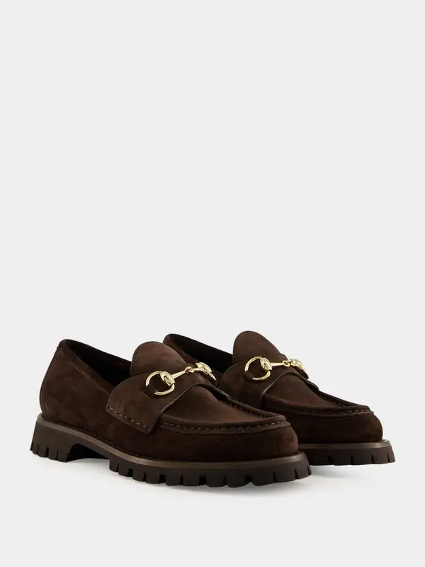 Gucci Sylke Leather Loafers