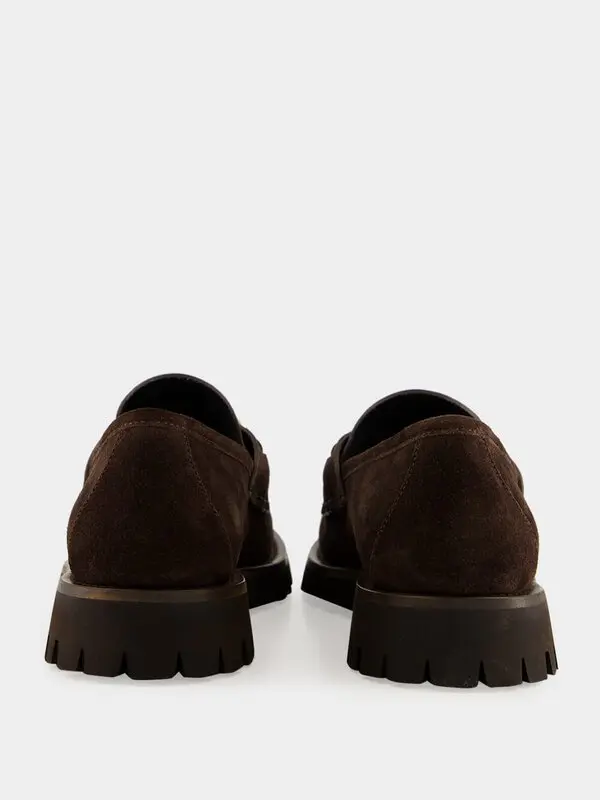 Gucci Sylke Leather Loafers
