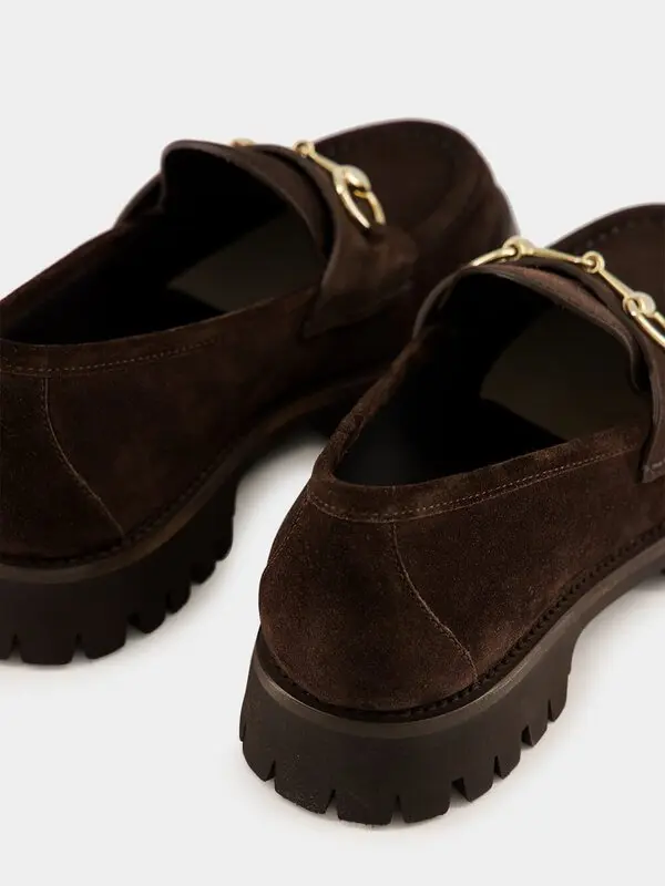 Gucci Sylke Leather Loafers