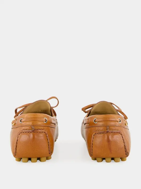 Valentino Garavani Driver Fastaway Loafer - Brown