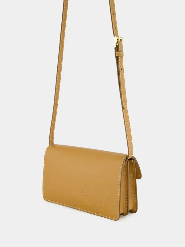 Prada Saffiano Leather Mini-bag - Brown