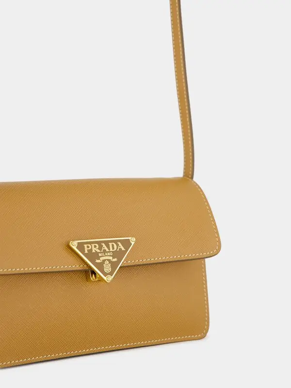 Prada Saffiano Leather Mini-bag - Brown