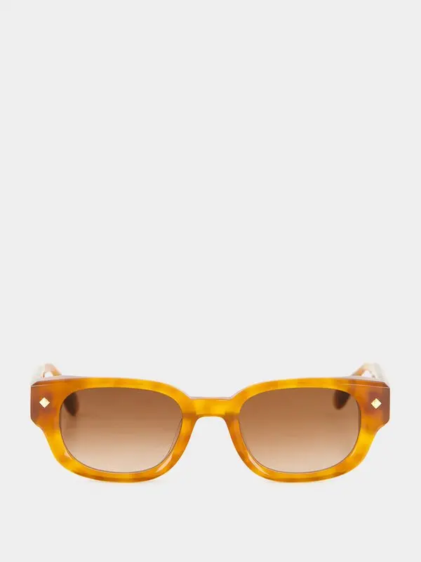 LUNETTERIE GÉNÉRALE Tout Jamais Sunglasses - Brown