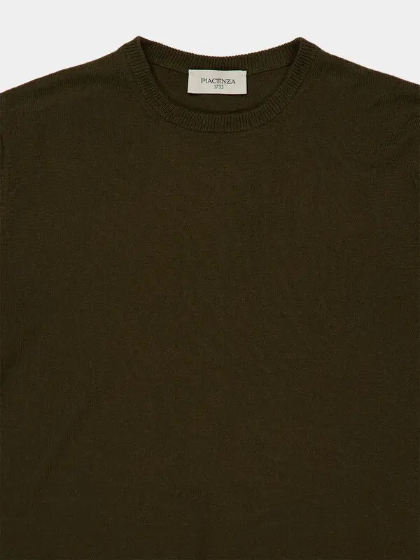 PIACENZA CASHMERE 1733 Cashmere Crewneck Sweater - Brown