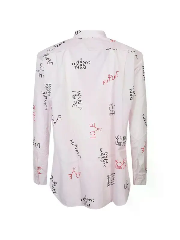 Comme Des Garçons Graphic Shirt - Pink