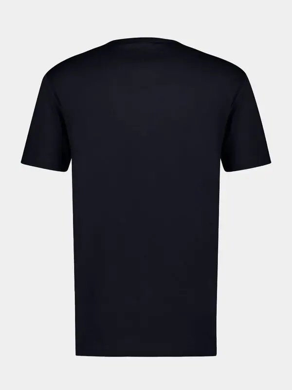 Dolce & Gabbana Cotton T-shirt With Metal Logo Tag