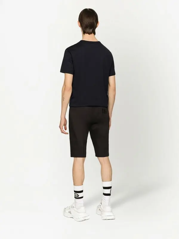 Dolce & Gabbana Cotton T-shirt With Metal Logo Tag
