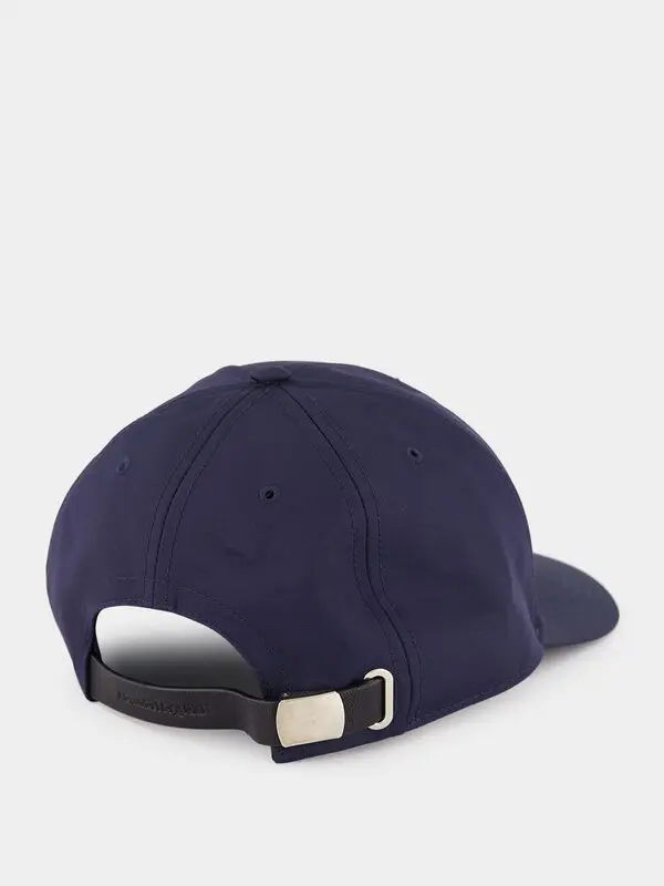 Alexander McQueen Baseball Cap With Logo - Blue