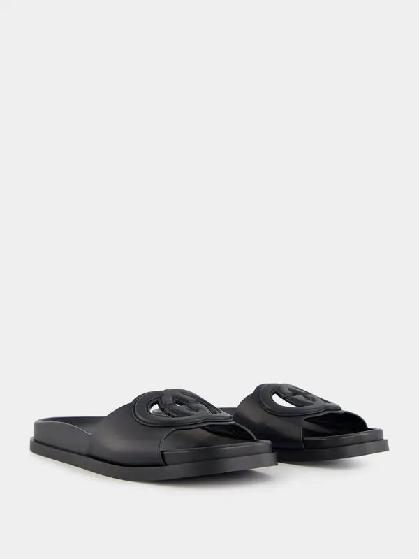 Gucci Cosmos Softy Leather Sandals
