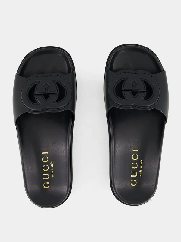 Gucci Cosmos Softy Leather Sandals