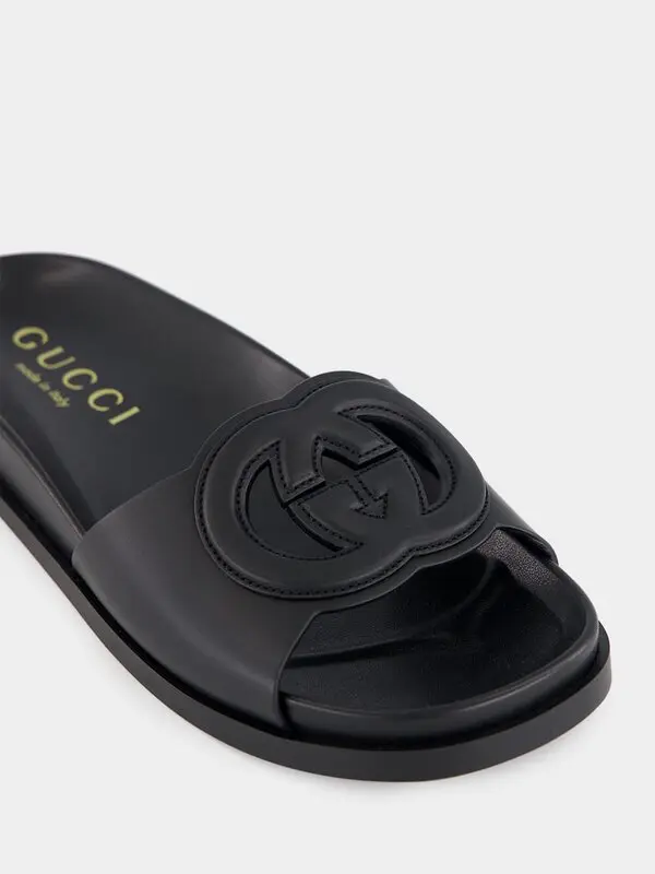 Gucci Cosmos Softy Leather Sandals