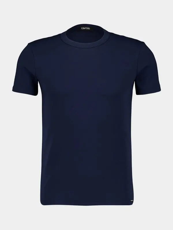 TOM FORD Stretch T-shirt - Blue