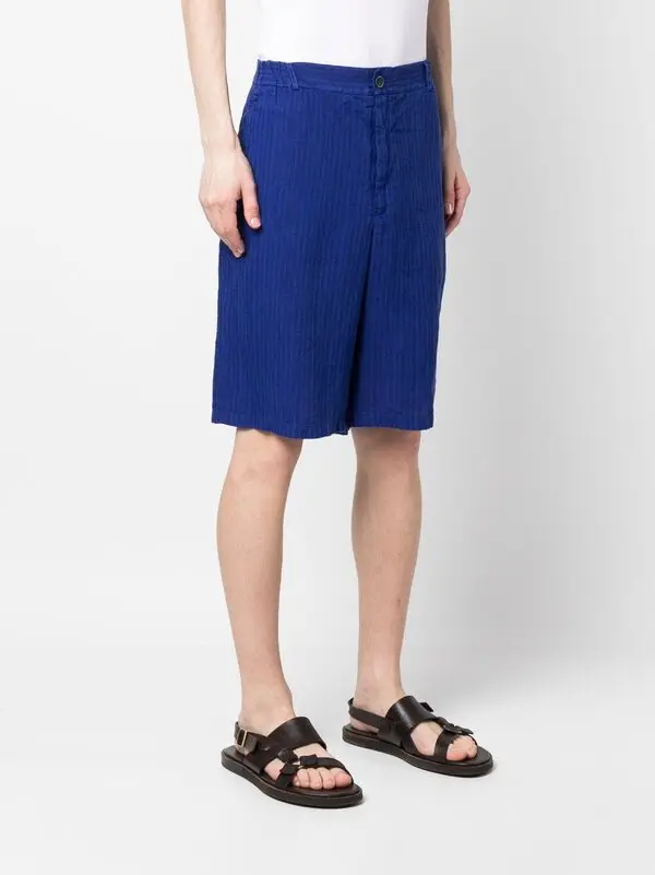 120% Lino Linen Above-knee Shorts