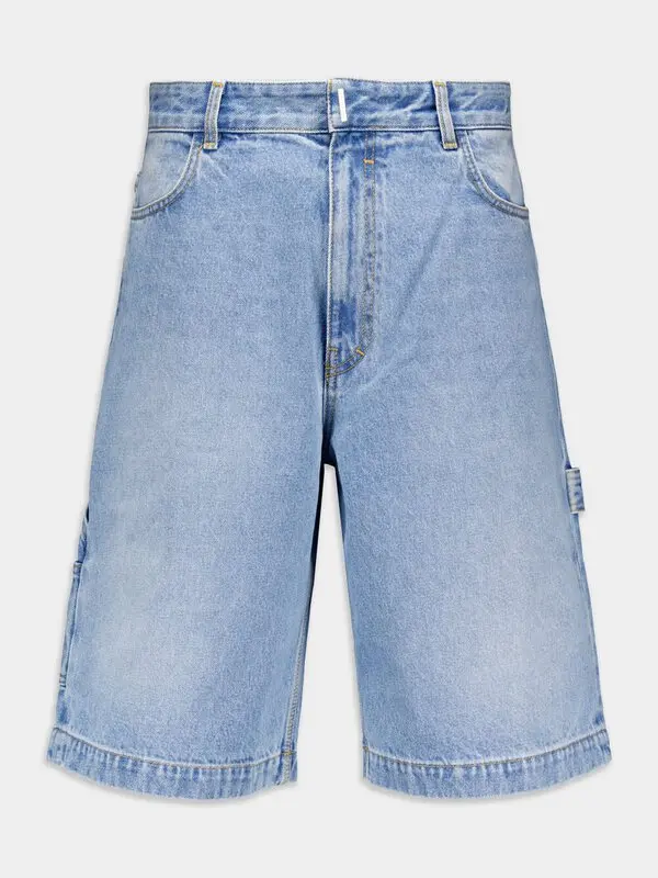 Givenchy Carpenter Bermuda Shorts - Blue