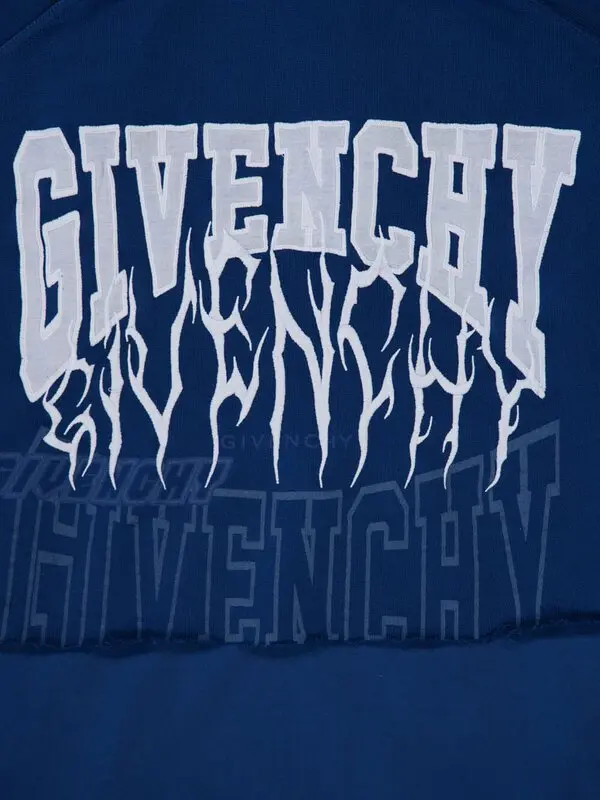 Givenchy Double Layered Cotton Hoodie