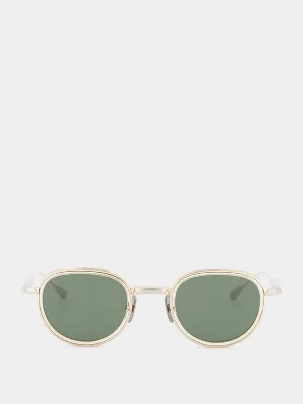 LUNETTERIE GÉNÉRALE Panache 16k And Palladium Sunglasses - Gold