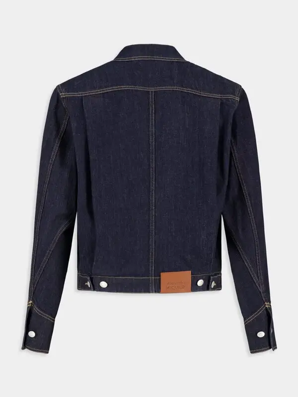 Alexander McQueen Zipped Denim Jacket