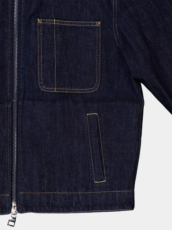 Alexander McQueen Zipped Denim Jacket